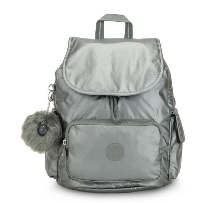 Kipling Basic Plus Eyes Wide Open City Pack S Backpack Metallic Stony [62432] - Cdiscount ...