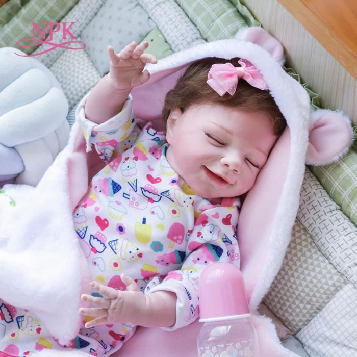 Poupée reborn en silicone de 22 pouces - RUMOCOVO - 22NPK2005-002 - Collection limitée - Douce ...