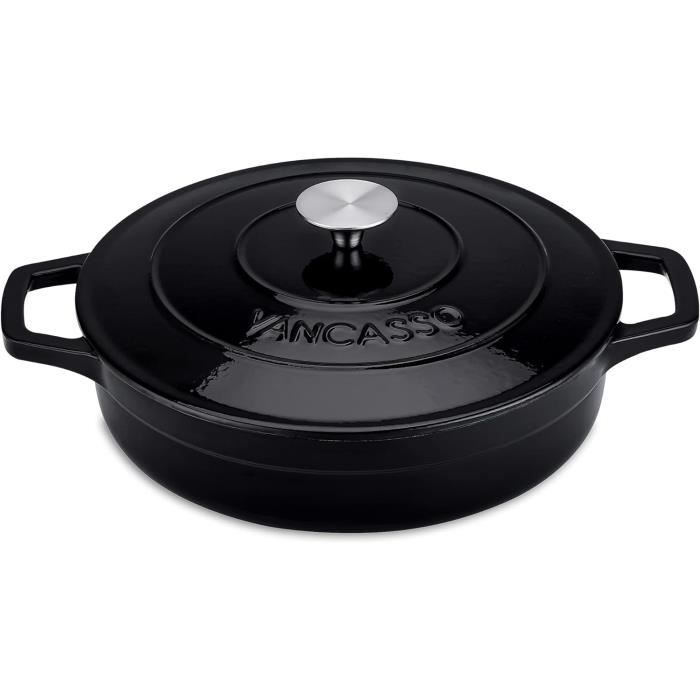 Cocotte En Fonte, Marmite Ronde En Émaillée, Casserole Antiadhésive ...