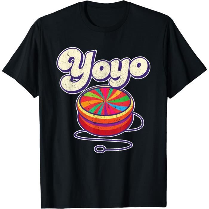 Yoyo des années 70 Jouet rétro coloré et vintage I Awesome T-Shirt56 ...