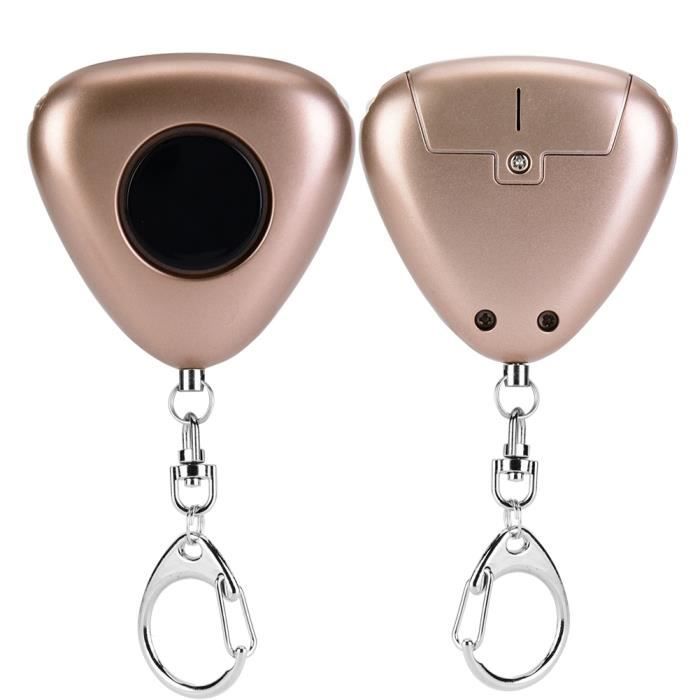 Porte-clés d'alarme triangle de protection personnelle 120db - VGEBY ...