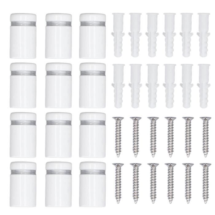 DEX 12Pcs Vis Standoff Inox pour Afficher Panneau Pub Bureaux ...