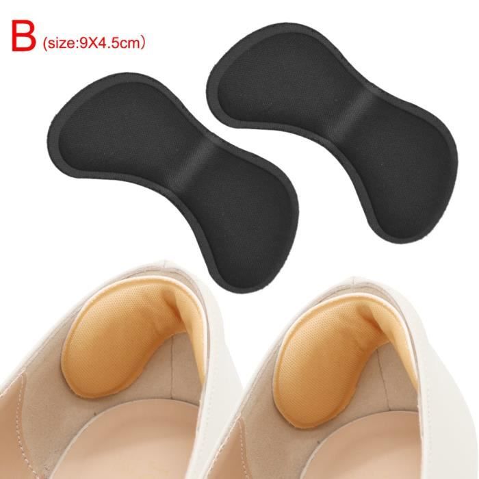 TALONNETTE,Black 9X4.5cm--Semelles intérieures en Silicone pour ...