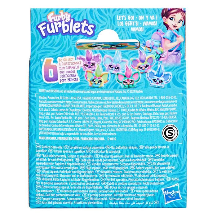 Peluche Hasbro Furblet Pix Elle mini Furby - Cdiscount Jeux - Jouets