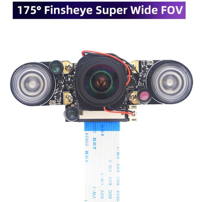 Option 4 - Caméra Ir-cut Raspberry Pi 4 Avec Vision Nocturne, Focale ...