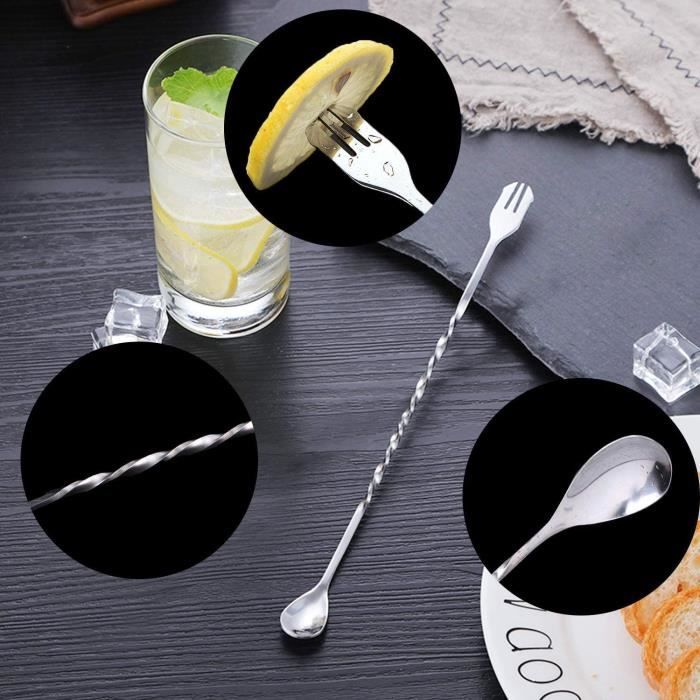 Ensemble D Accessoire De Bar - 2Pièces 8 Acier Inoxydable Pilon À ...