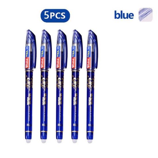 Ensemble de stylos à bille gel effaçables avec gomme,4 stylos à encre ...