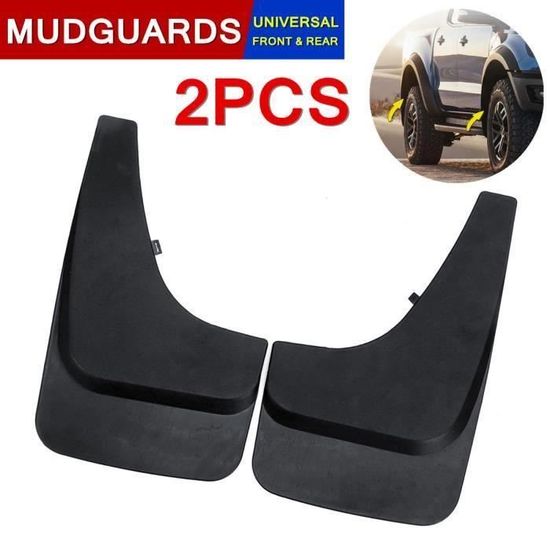 TEMPSA 2 x Universel Garde-boue Voiture Avant Arrière Caoutchouc Pare ...