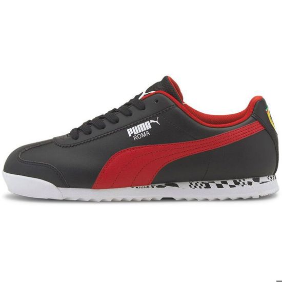 Baskets Noire/Rouge Homme Puma Ferrari Race Roma Rouge - Cdiscount ...