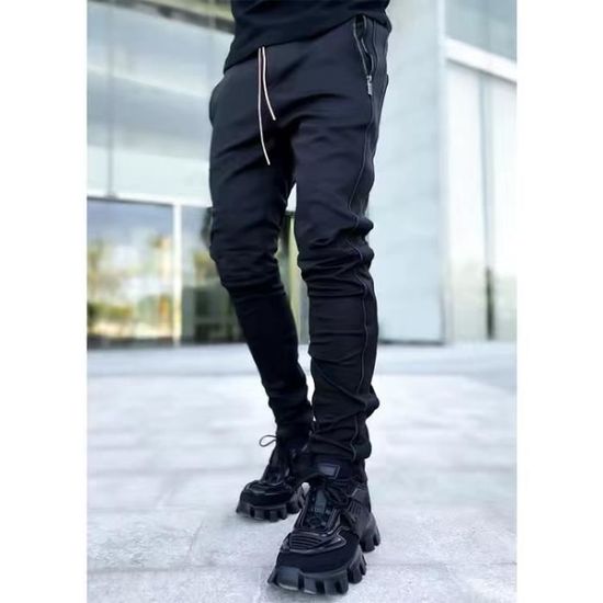 Tenue professionnelle,Pantalon Cargo multi-poches pour homme,style Hip Hop,décontracté,Large ...