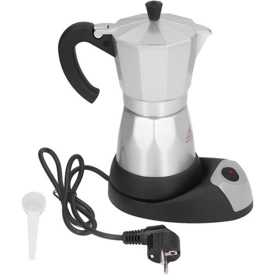 Cafetière électrique, 480W Aluminium Moka Pot Cafetière électrique ...