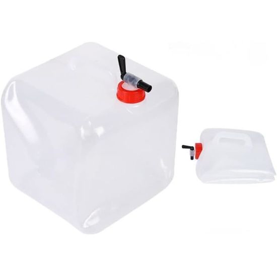 Bidon D'Eau Pliable Avec Robinet, Réservoir D'Eau Avec Robinet De 15 ...