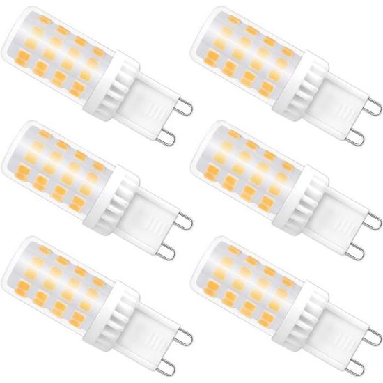 Ampoule G9 Led 5W Blanc Chaud 2700K, 450Lm, Ac 220-240V, Halogène G9 40W 50W Équivalent, Culot ...