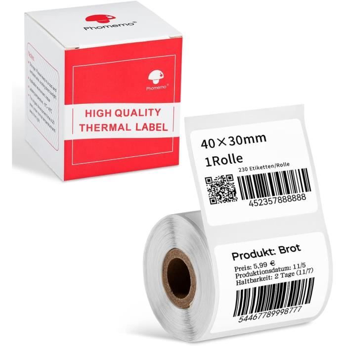 M120 - m220 - M110 - M200 printer label, Square Self - Adhesive Multi - purpose label, thermal ...