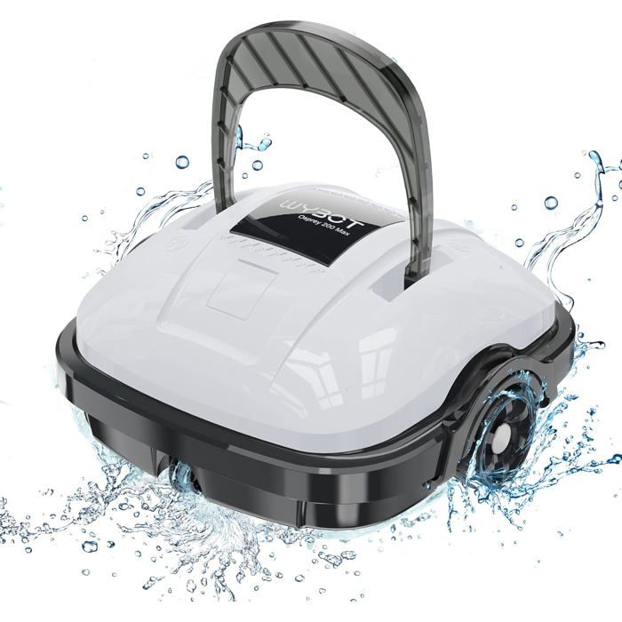 WYBOT Robot Swimming Pool, Pool Vacuum Cleaner for 100 Minutes of ...