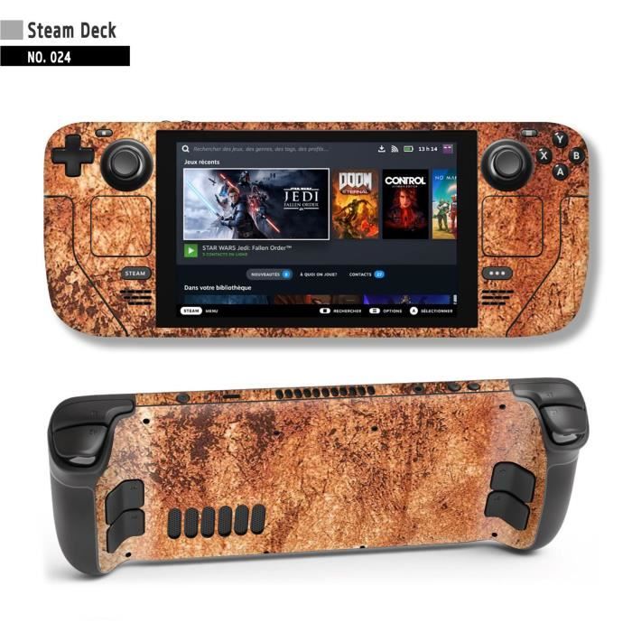 N°028 - Skin Vinyl pour console Steam Deck, Autocollant de protection ...