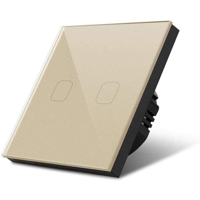 Interrupteur 1-2-3 Gang 1 Way Light Touch Switch Capteur Switch Switch ...