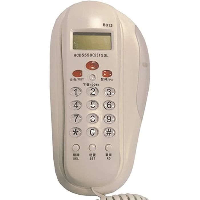 Téléphone Fixe Filaire, Téléphone À Grosses Touches, Téléphones Fixes ...