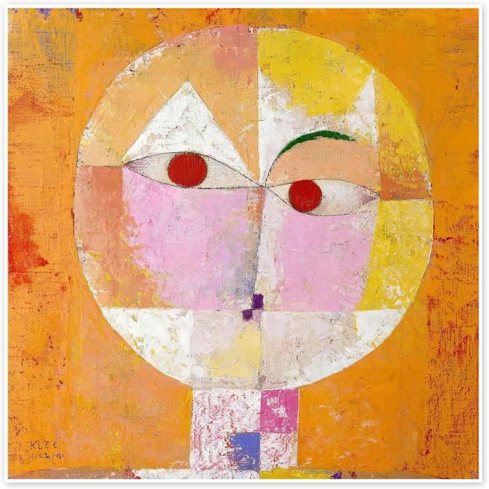 Senecio Poster De Paul Klee Affiches Pour Toutes Les Pièces 40 X 40 Cm ...