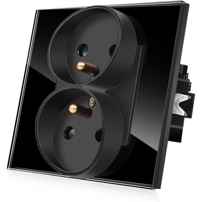 Double Prise De Courant Encastrable Dans Une Boîte Simple - Fixation ...