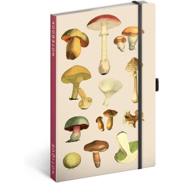 Bloc-Notes Ligné Avec Élastique - 13 X 21 Cm - Environ A5 - Couverture ...