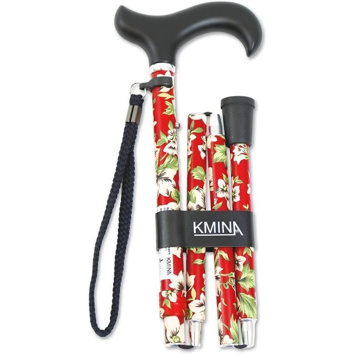 Canne de Marche Pliable Femme, Canne Pliante et Réglable, Canne de ...
