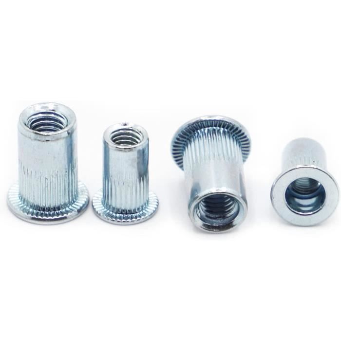 Ecrou de Rivet M3 M4 M5 M6 M8 M10 M12 Rivet écrous Outils Bleu Et Blanc ...