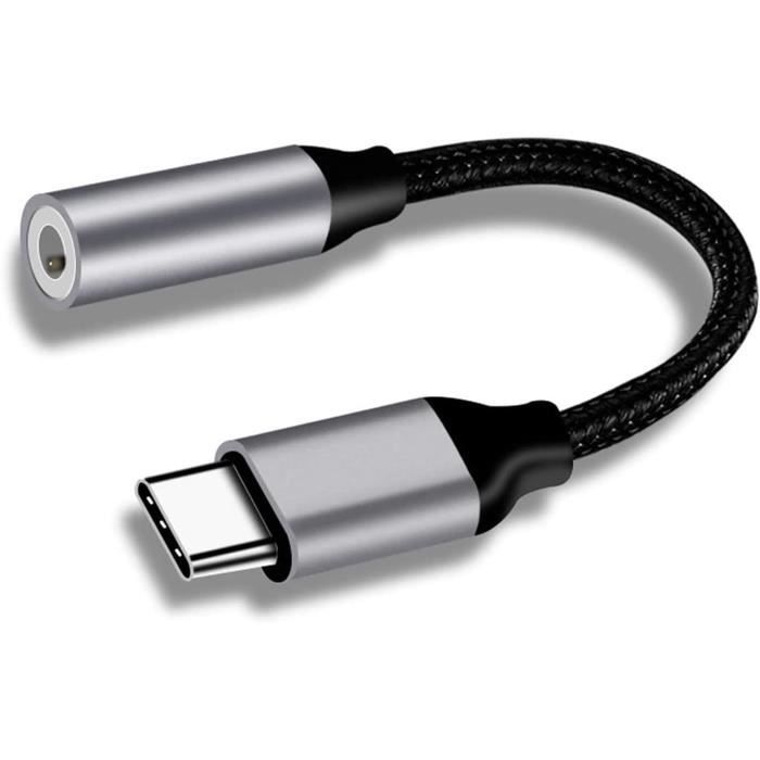 USB Type C vers Jack Audio Adaptateur 3,5 mm, Adaptateur USB C Jack 3 ...