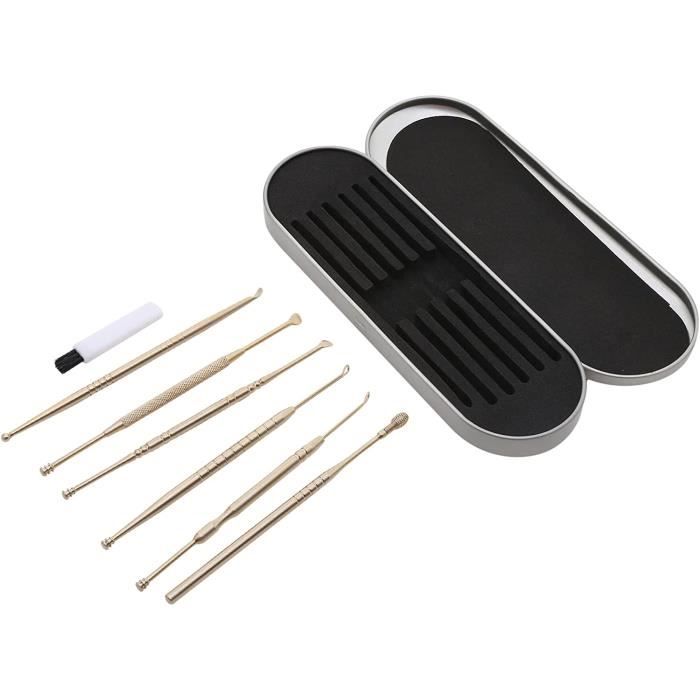 Enlèvement De Cérumen 6 Pièces Ensemble D'Outils De Nettoyage De ...