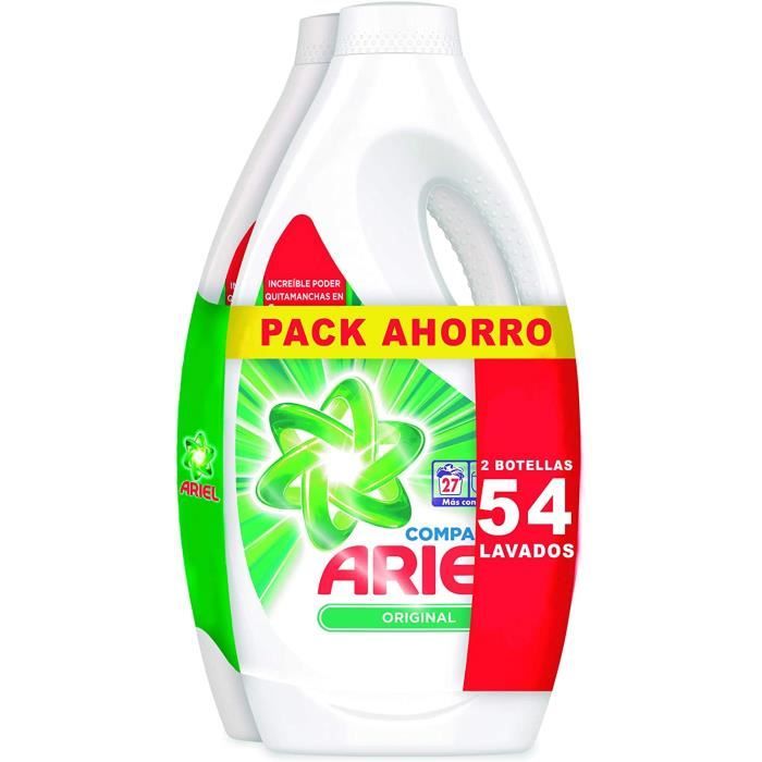 Ariel Lessive machine liquide originale bouteille 2 x 27 lv[949 ...