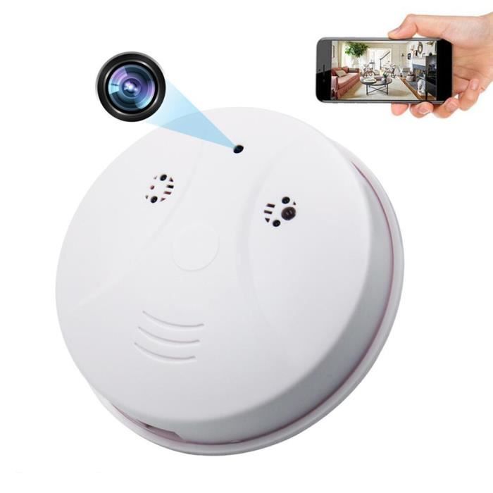Caméra miniature - Mini - 1080P - Wifi sans fil - Détecteur de fumée ...