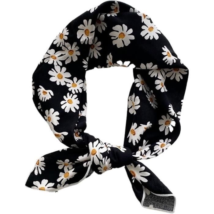 Foulard Carré En Coton For Femmes, Mouchoir De Cheveux, Petites ...