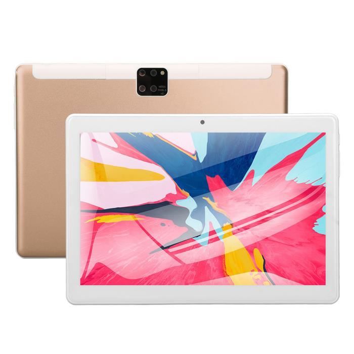 Fdit onglet double bande Tablette 10,1 pouces Processeur 10 cœurs 6 Go ...