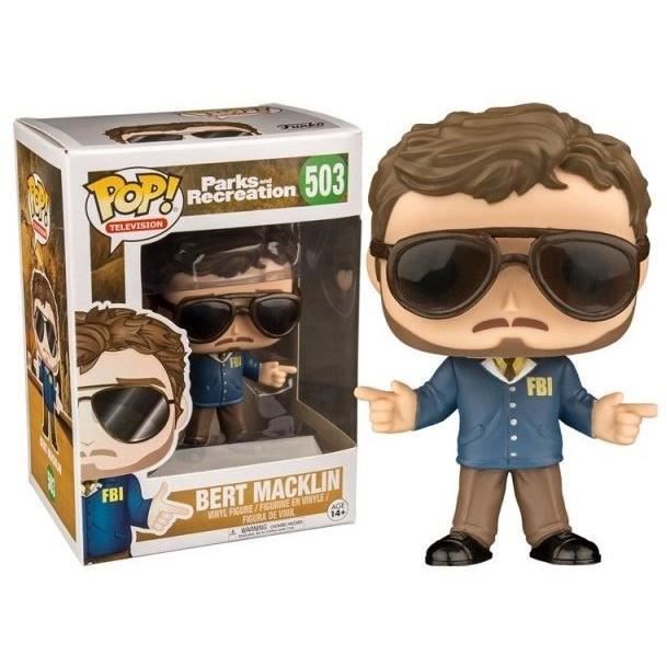 Figurine - Funko Pop! - Parks and Recreation - Bert Macklin - 9 cm ...
