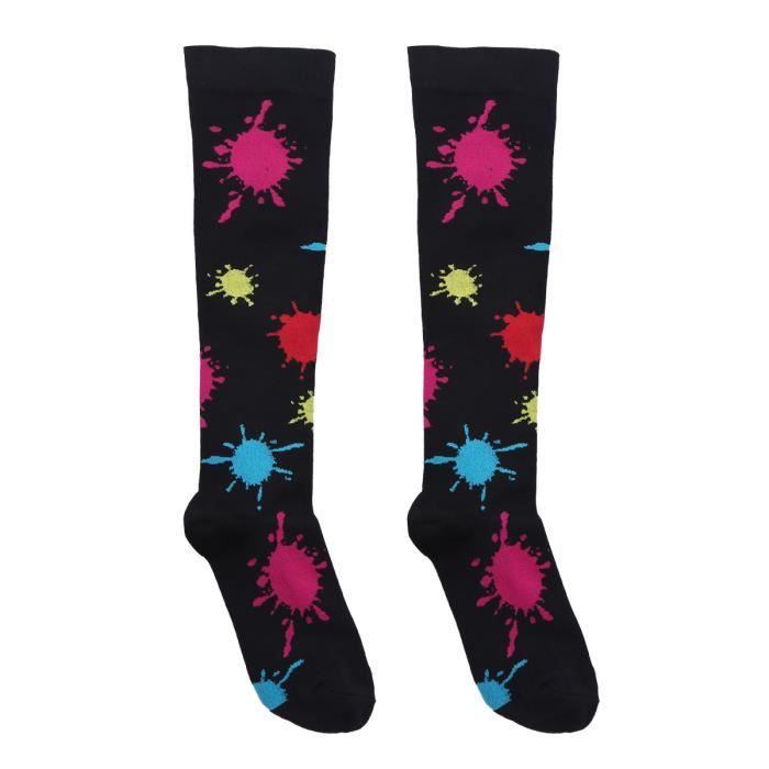Chaussettes de Compression pour Homme Femme Bas pour Running Sport ...