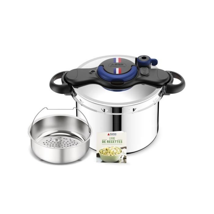 SEB P4624923 CLIPSOMINUT EASY Cocotte-minute 9 L pour 7-10 personnes ...