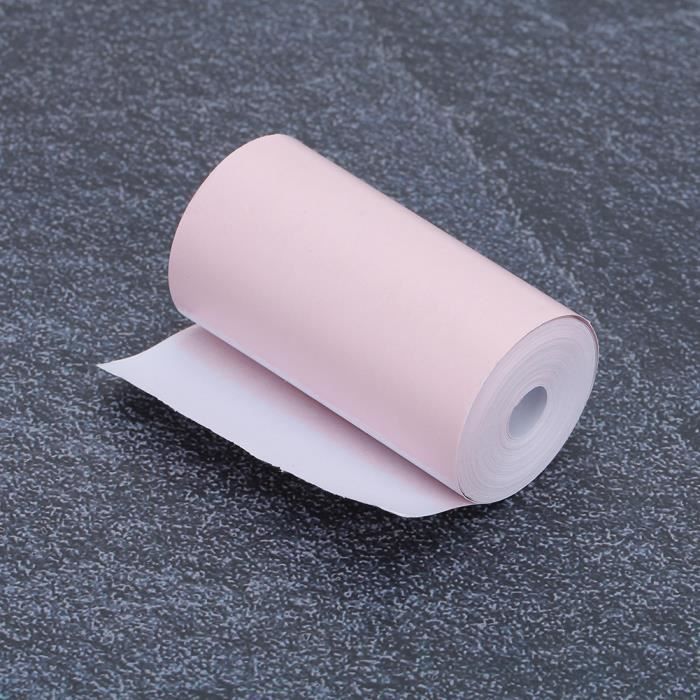 Papier thermique - TBEST - 10 rouleaux - Rose - Compatible PeriPage A6 ...