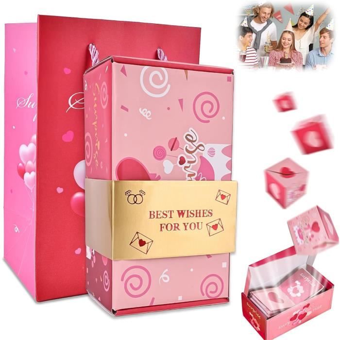 Boîte Cadeau Surprise Pliable Bounce - Boîte Cadeau Pop-Up Créative ...
