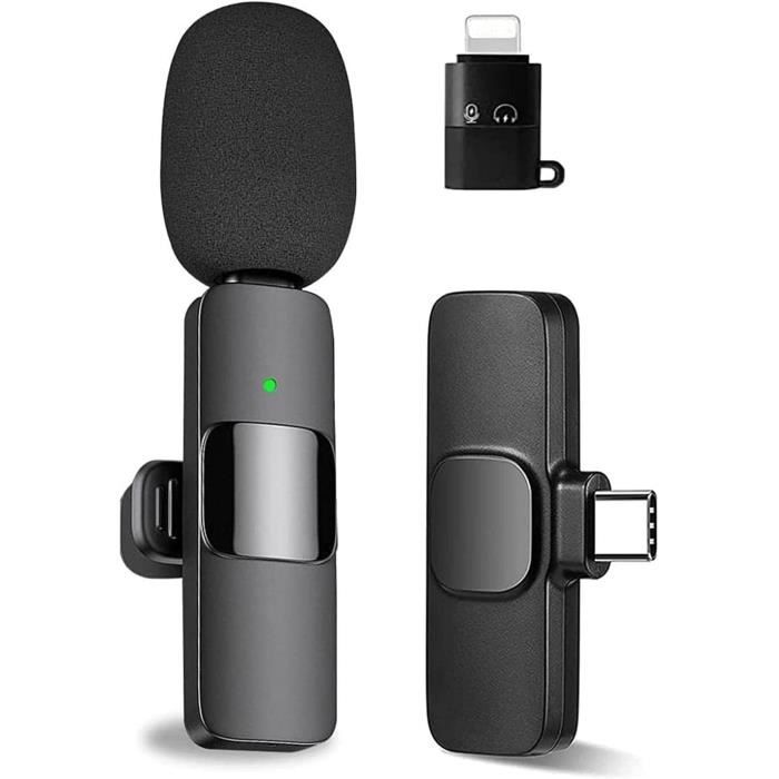 Lavalier Microphone Mini Microphone Pour Iph-One Et Android ...