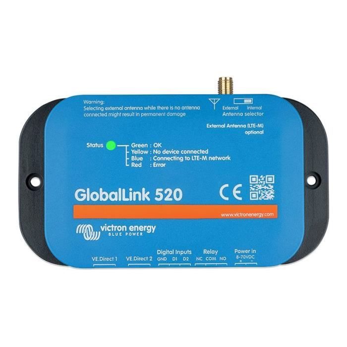 Le GlobalLink 520 de VICTRON vous permet de surveiller à distance vos ...
