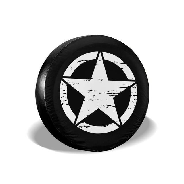 BACHE VEHICULE,WHITE-17in--housse de pneu de secours, couvre roue de ...