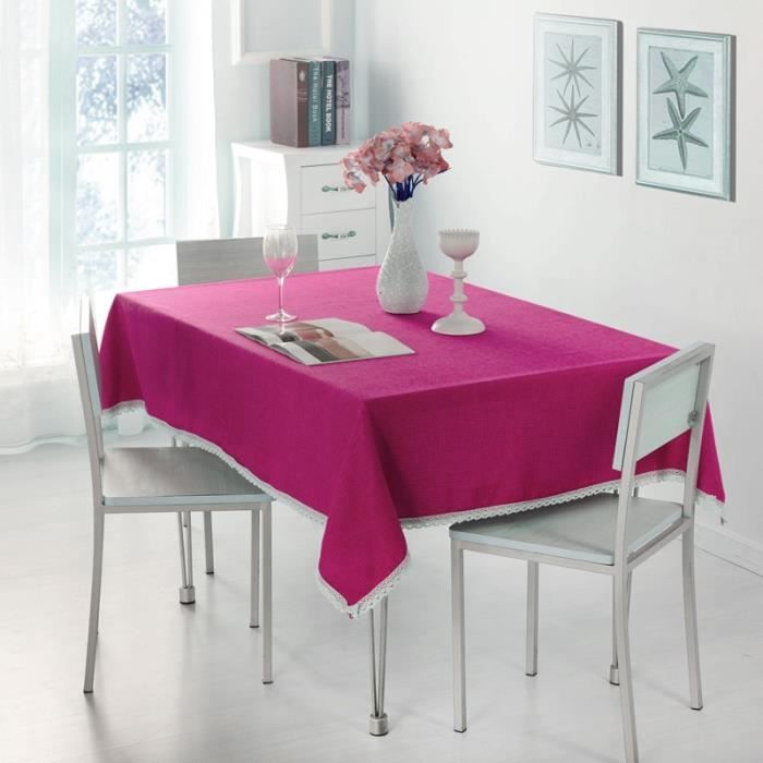 NAPPE DE TABLE ,color 5-90 * 90 cm--Nappe de Table solide pour la ...