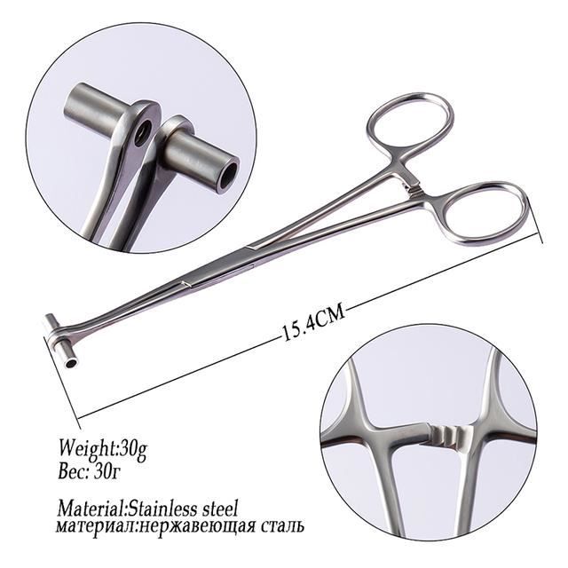 Piercing au nez,OT14006-3--Outil de perçage du corps en acier ...