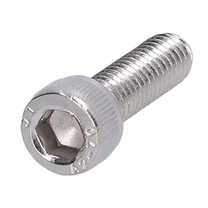 Boulons à vis - ZJCHAO - M6 - Acier inoxydable A2-70 - 30 pièces - Tête hexagonale 20 mm ...