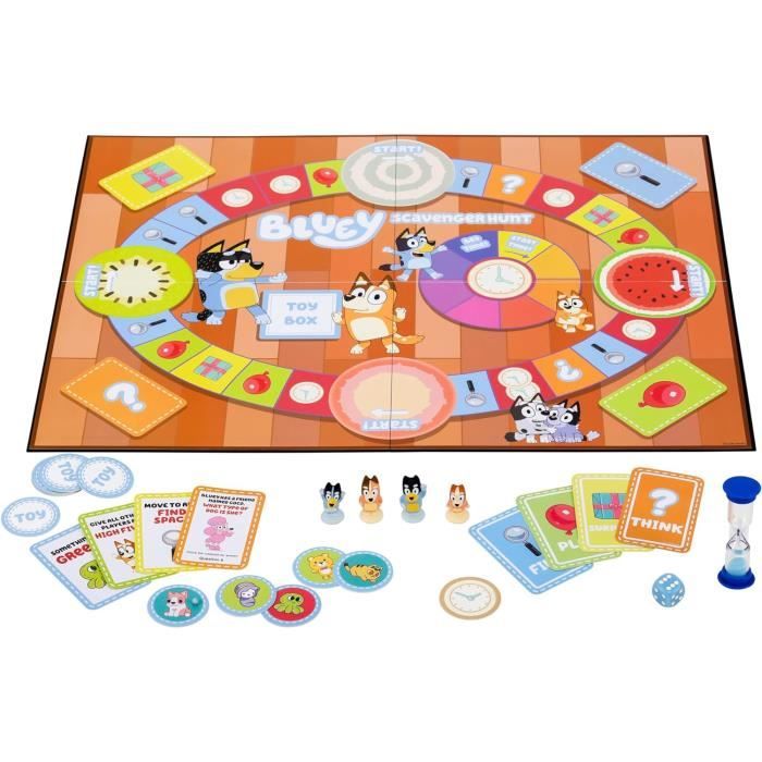 Bluey Jeu de chasse au trésor Un jeu de société amusant plein d ...