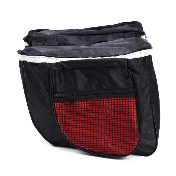 Sacoche de vélo ATYHAO - SHO Double - Grande Capacité 25L - Rouge ...