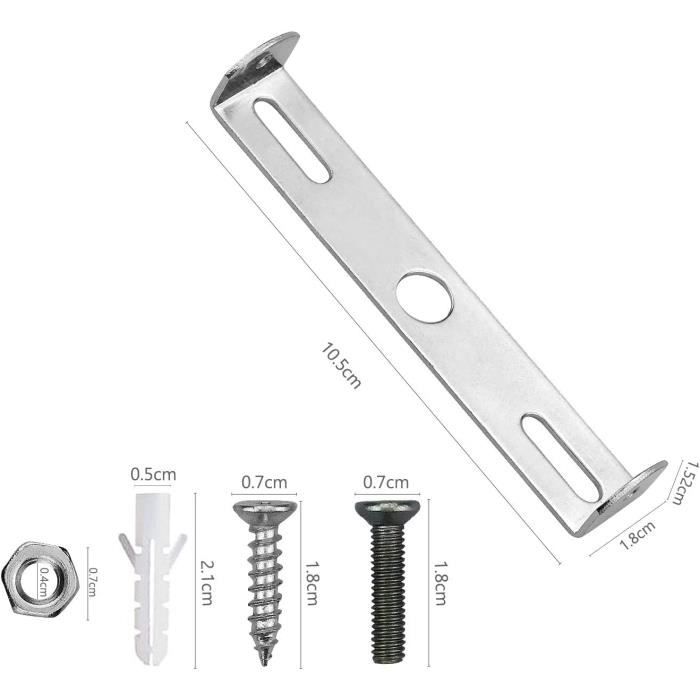 4 Pièces Fixation Plafonnier Plaque Fixation Lustre Support Fixation ...