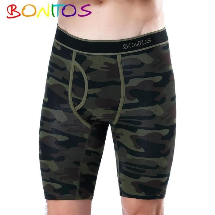 Boxer-shorty,CamSolomon-Boxer Long en Coton pour Homme,Sous-Vêtement ...