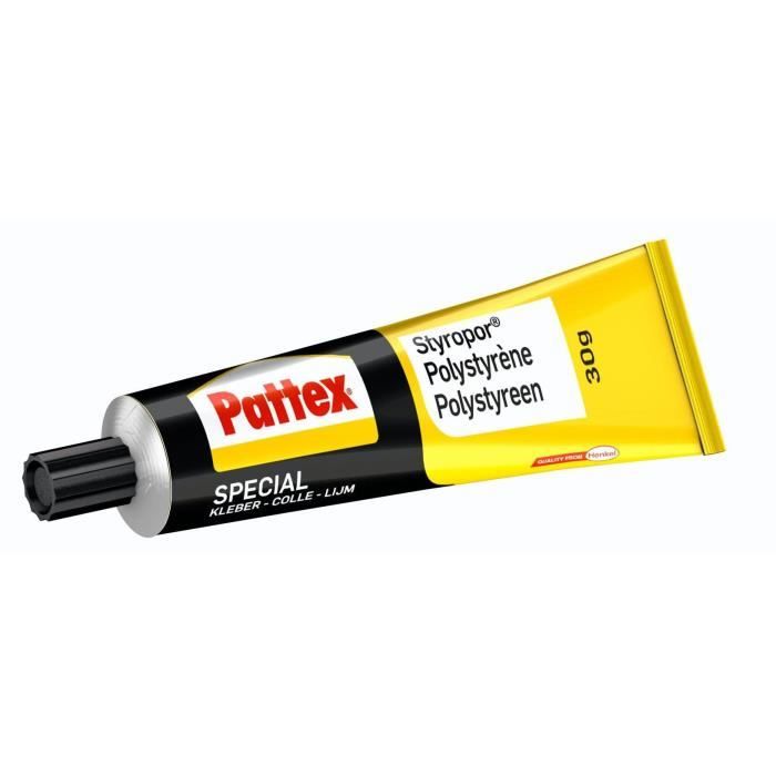 Colle Spécialités Matériaux - PATTEX - Polystyrène - Tube - 30g ...