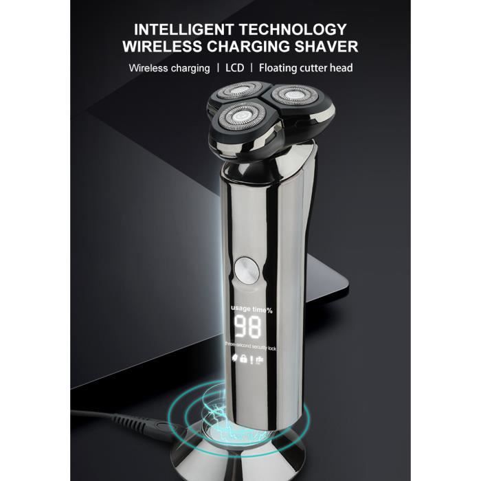 S3000 Electric Shaver Wireless Use 4D Electric Razor Men USB ...